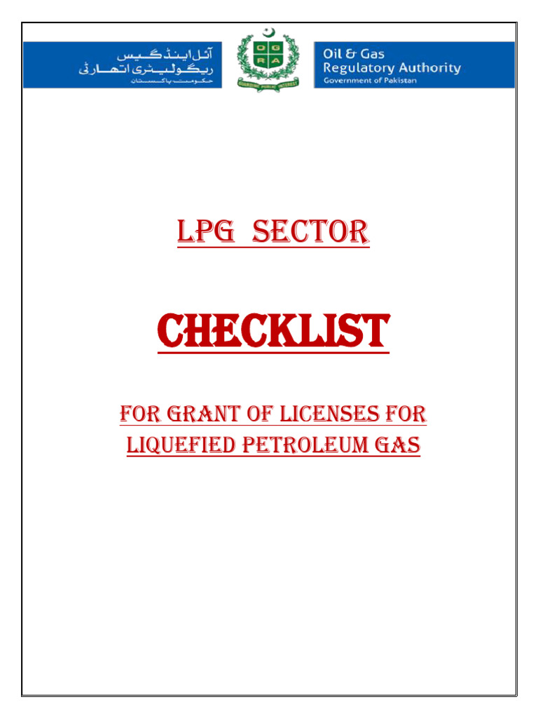 LPG Licensing Guide for Companies | PDF | Liquefied Petroleum Gas | License