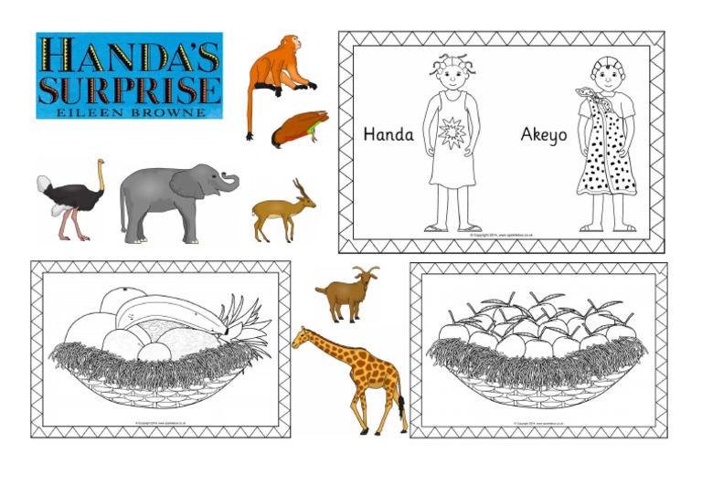 Coloriage Handa's Surprise PDF | PDF