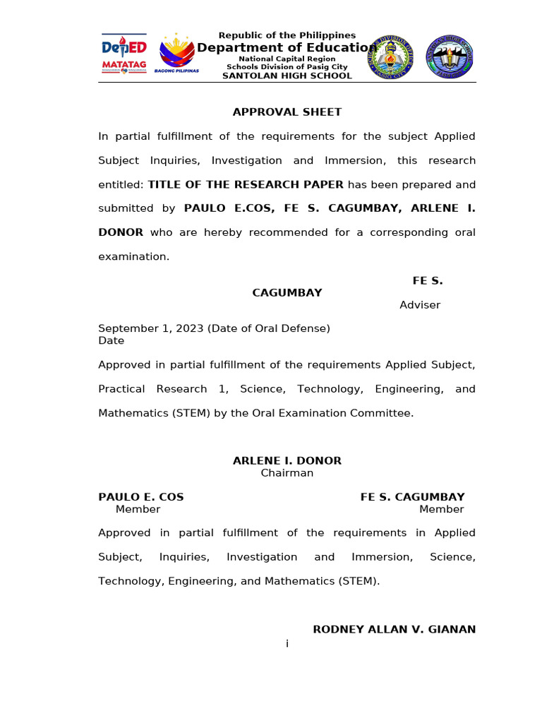 Research Template | PDF