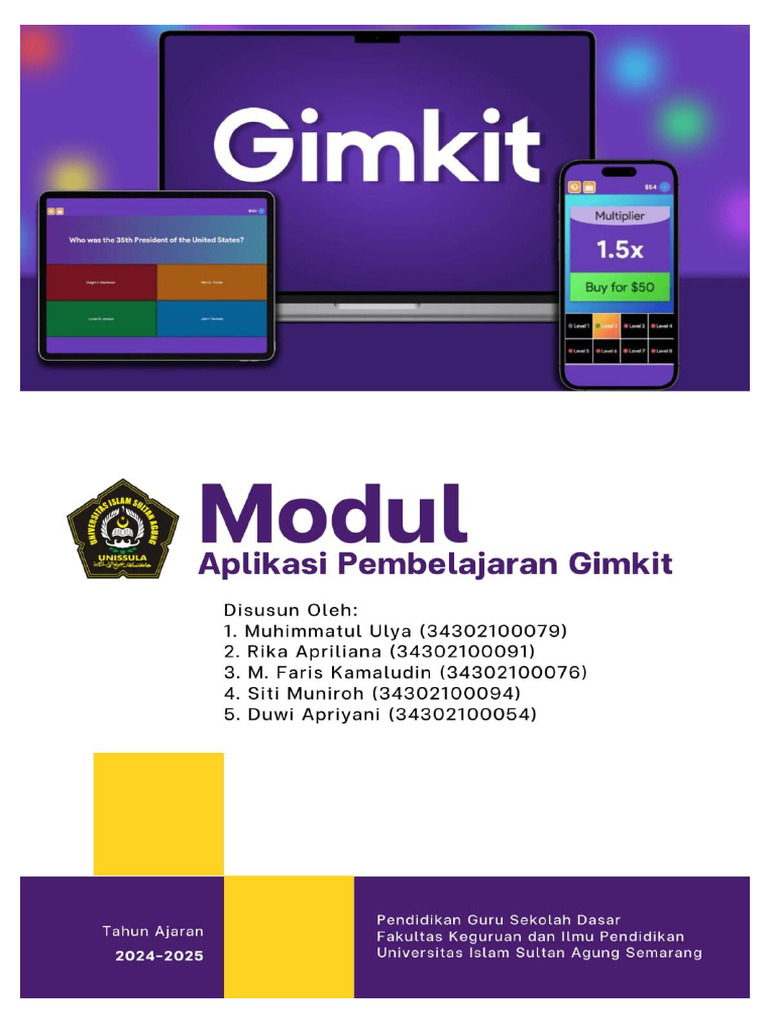 Modul Pembelajaran Digital Gimkit | PDF
