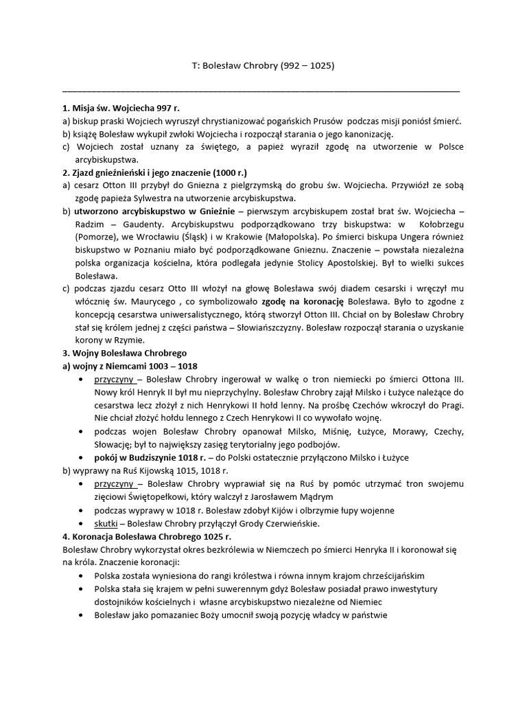 Bolesław Chrobry | PDF