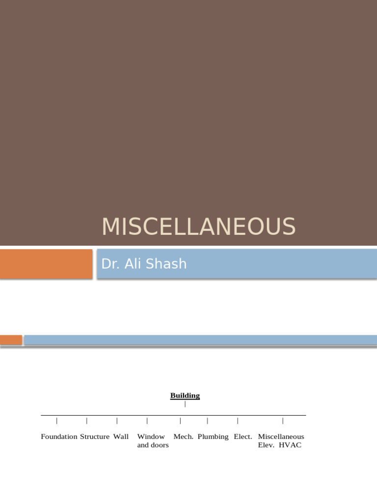 L12 Miscellaneous | PDF | Evaluation
