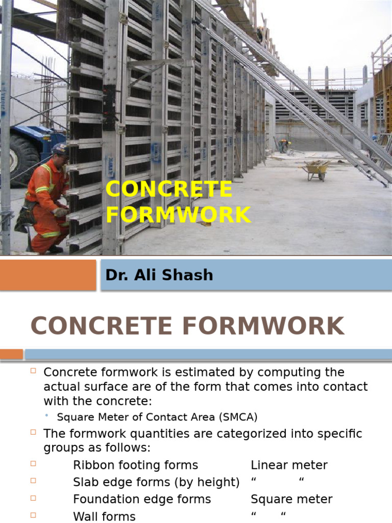 L10a-CONCRETE FORMWORK | PDF