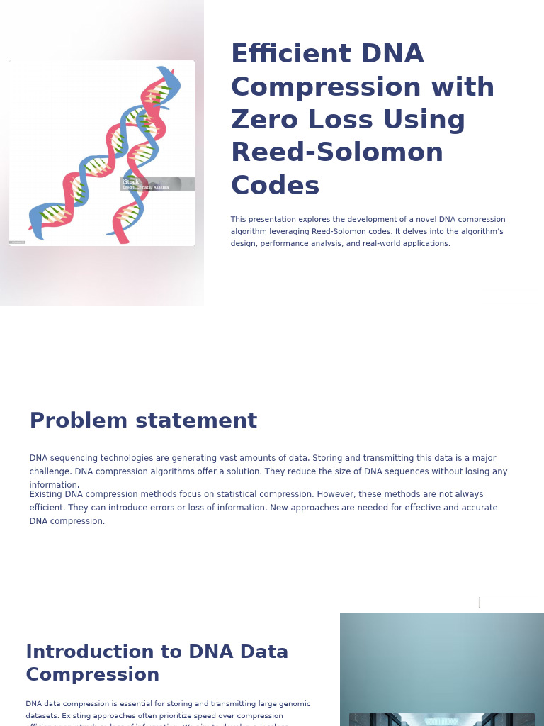Efficient DNA Compression With Zero Loss Using Reed Solomon Codes | PDF | Data Compression | Code