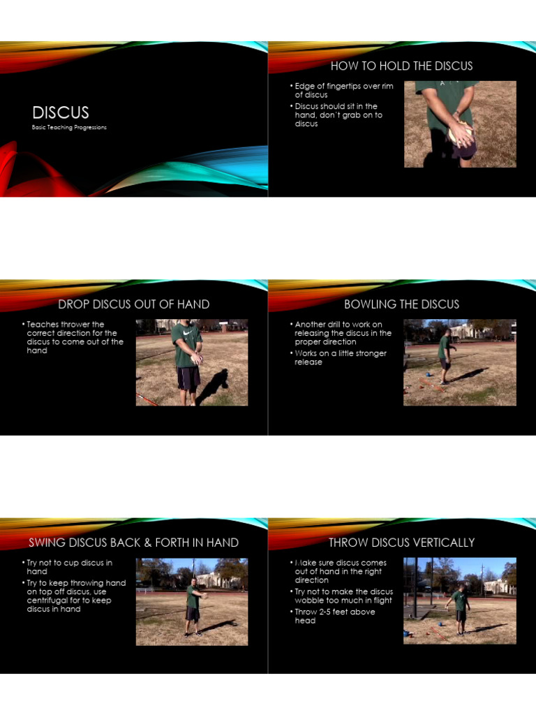 Discus Teaching Progressions | PDF