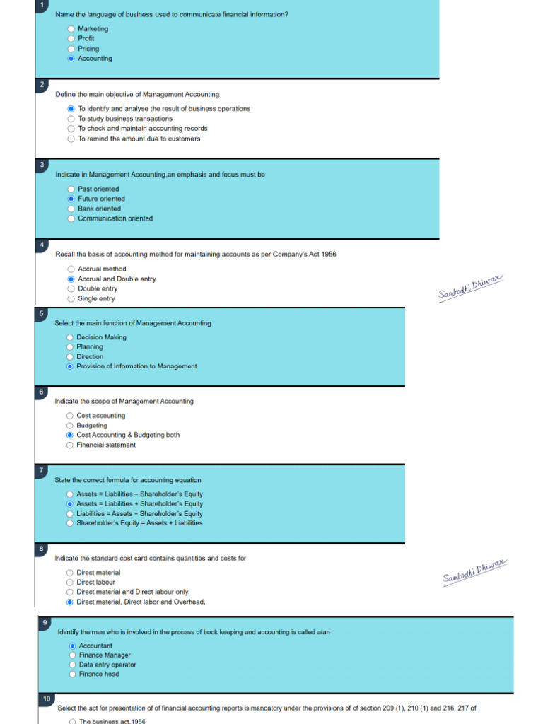 Assignment 3 Management Accounting | PDF