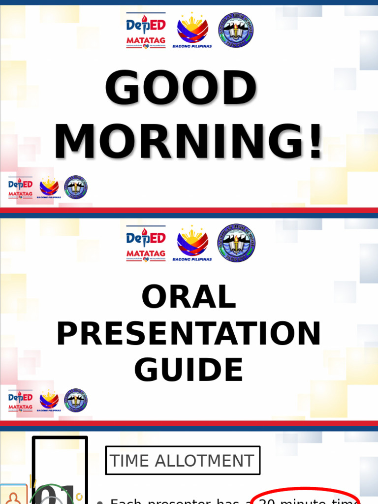 Oral Presentation Guide | PDF