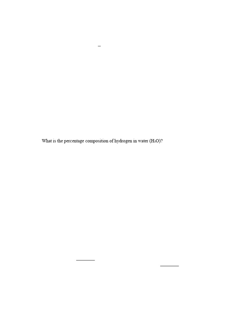 Atoms and Molecules - Worksheet | PDF | Molecules | Magnesium