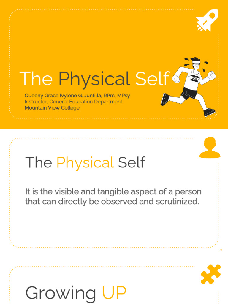 The Physical Self | PDF | Self | Psychological Concepts