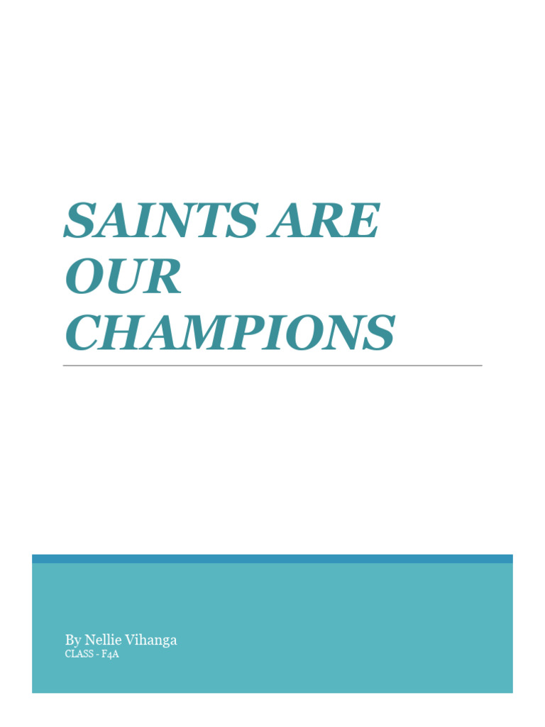 Understanding Catholic Saints | PDF | Saint | Saint Peter