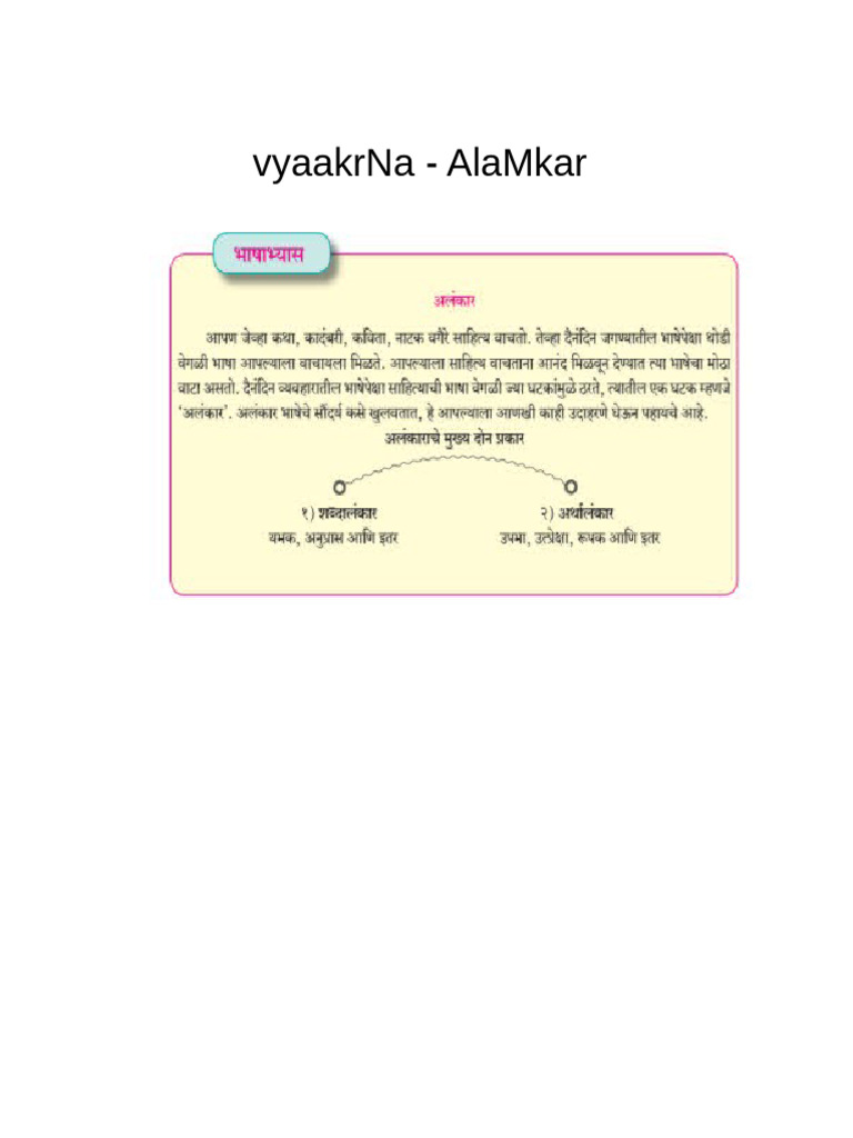 Alankar Notes | PDF