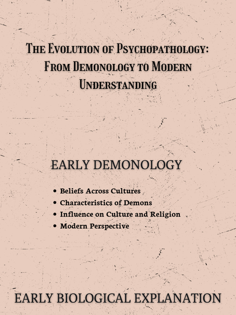 Evolution of Mental Health Treatment | PDF