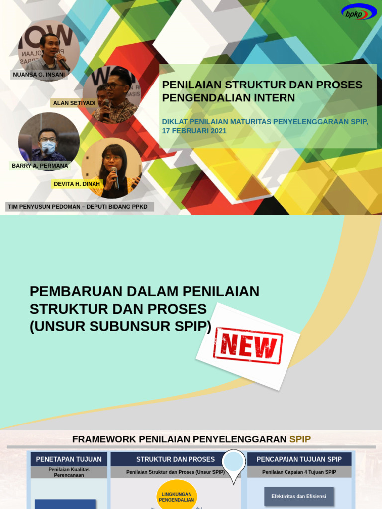 Penilaian Struktur Dan Proses SPIP | PDF