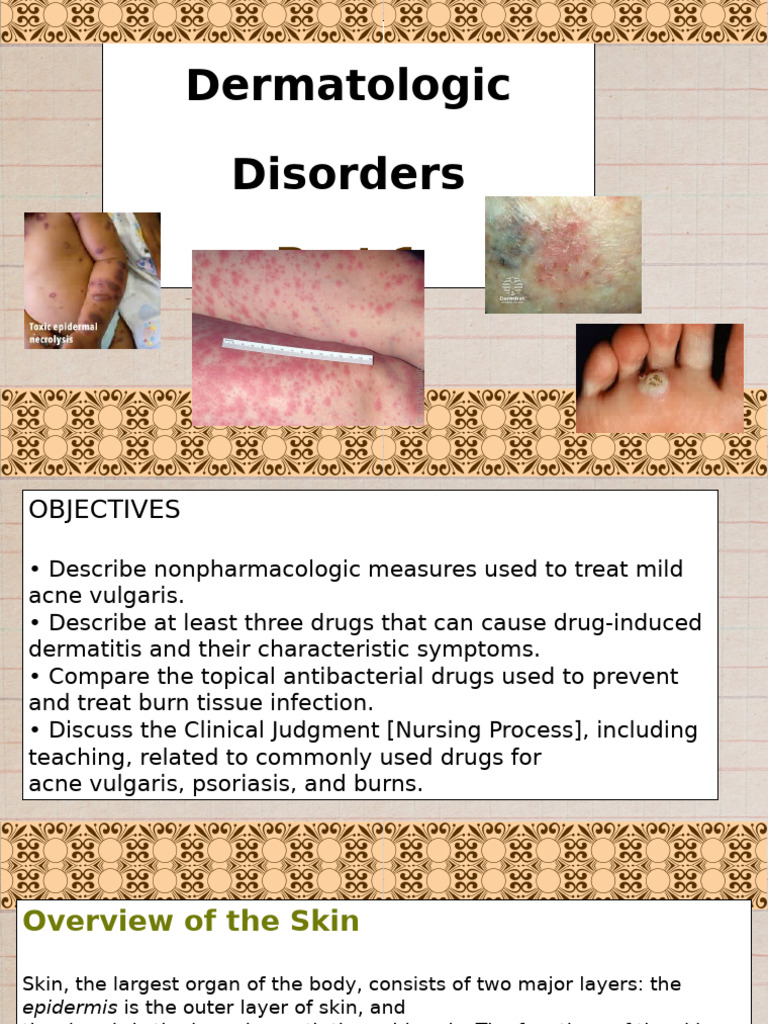 Dermatologic Disorders Part 1 | PDF | Psoriasis | Clinical Medicine