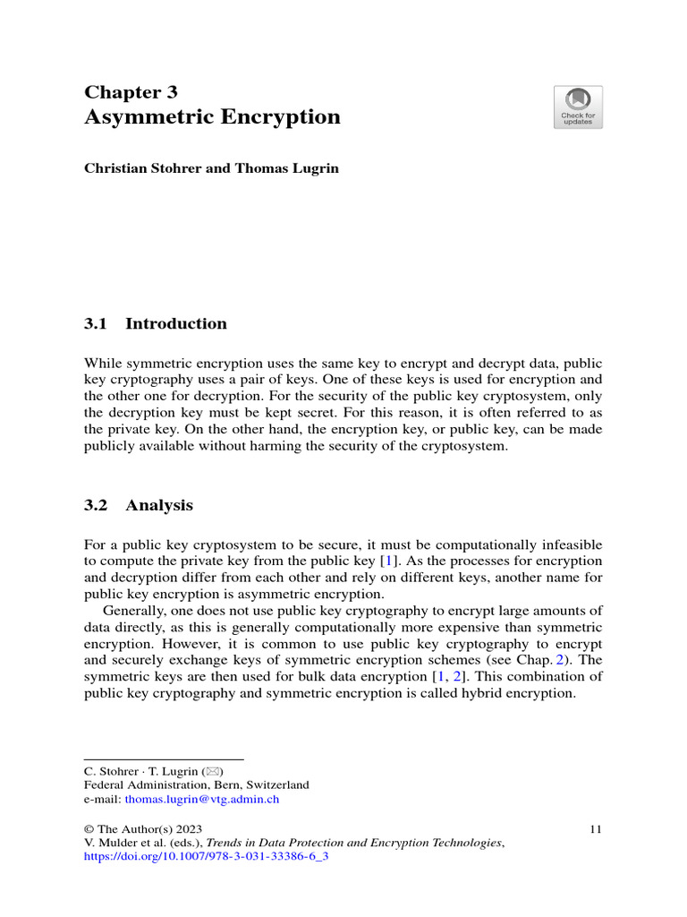 Asymmetric Encryption | PDF | Public Key Cryptography | Cryptography