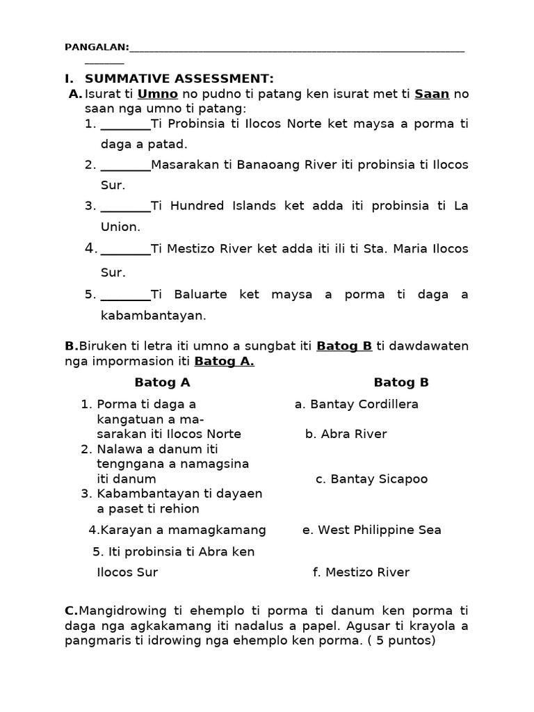 Q1-AP3-SUMMATIVE TEST-Week 5-6 | PDF
