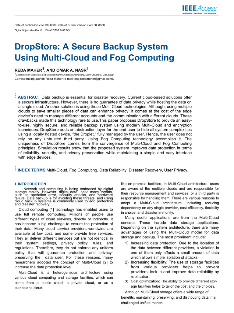 Drop Store | PDF | Cloud Computing | Computer Network