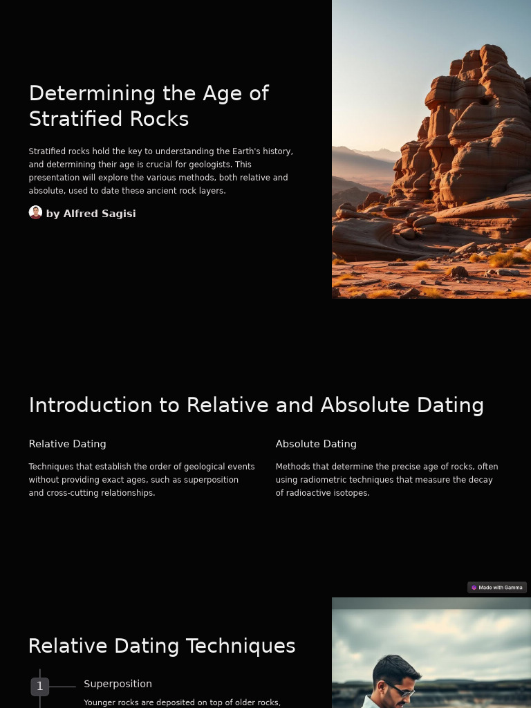 Determining The Age of Stratified Rocks | PDF | Geology | Stratigraphy