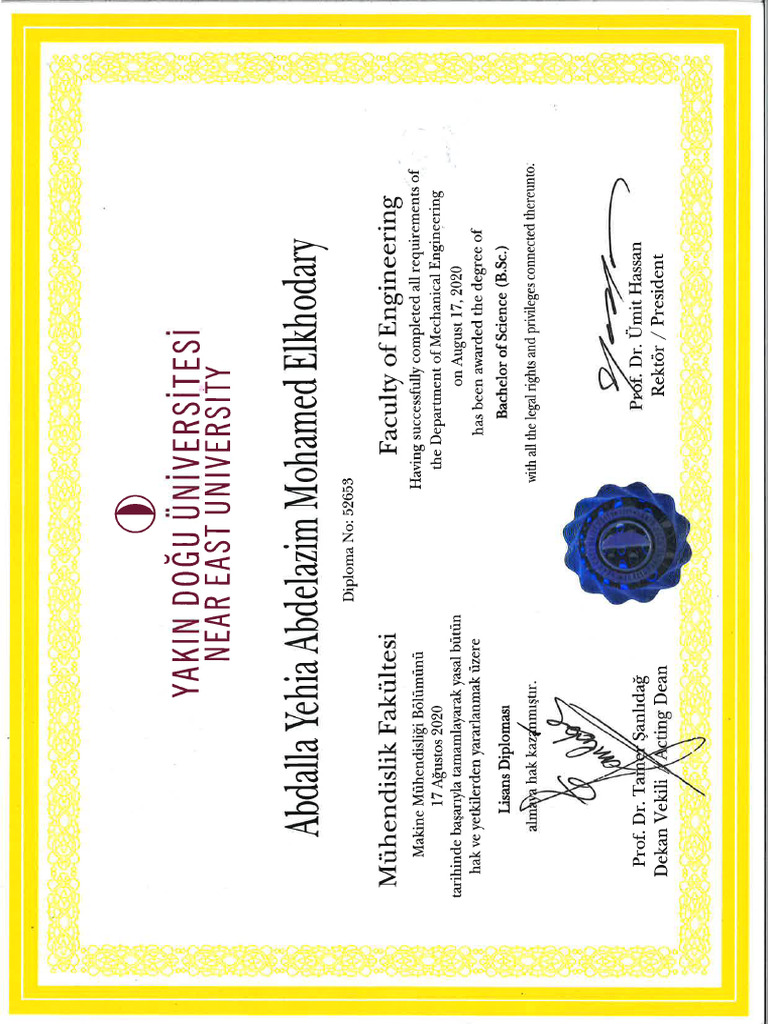 Transcripts & Degree | PDF