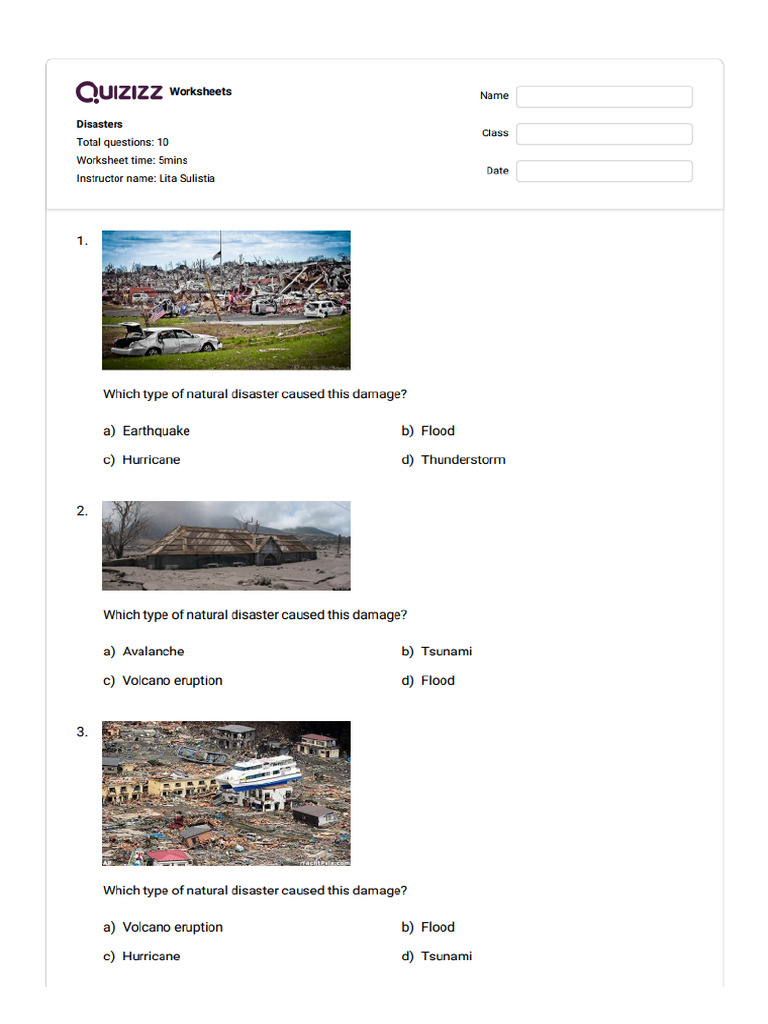 Disaster Grade 7 Q | PDF