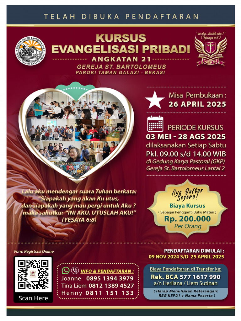 Flier Pendaftaran KEP 21 | PDF