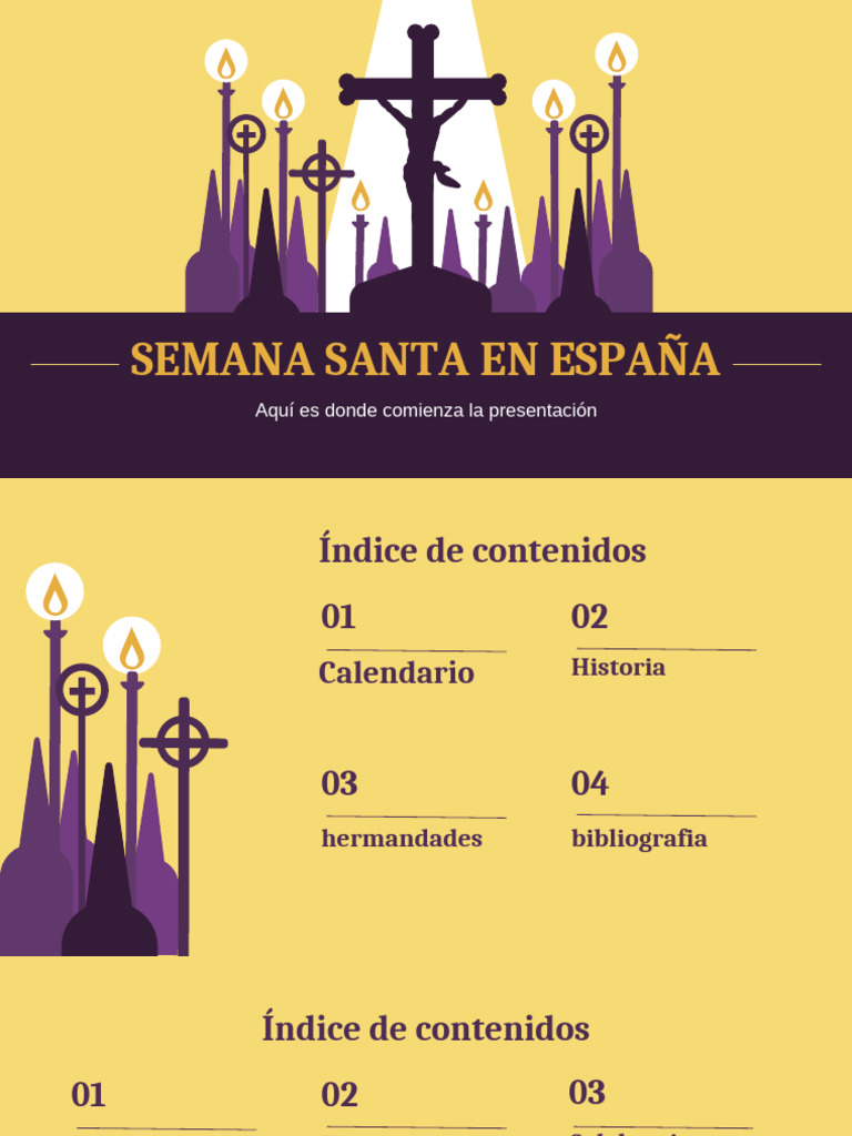 Copia de Holy Week in Spain XL by Slidesgo | PDF | Fiestas cristianas y ...