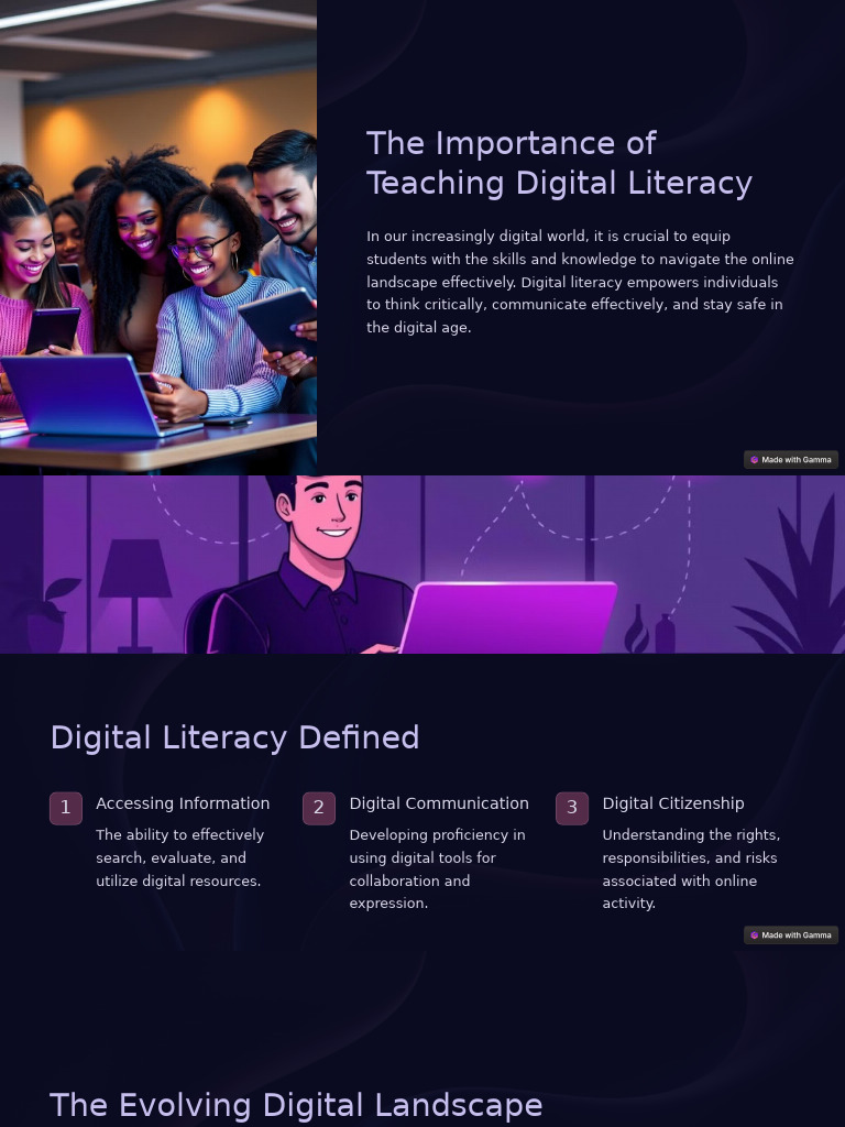 The Importance of Teaching Digital Literacy | PDF | Literacy | Computer Security