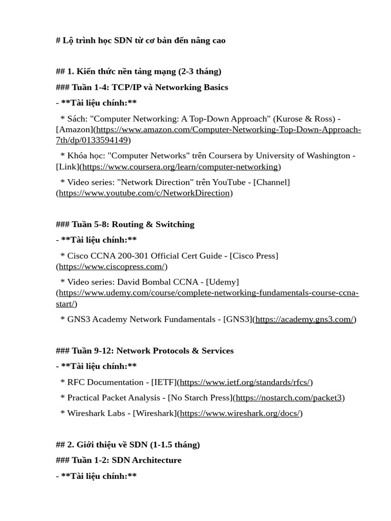 tài liệu SDN | PDF