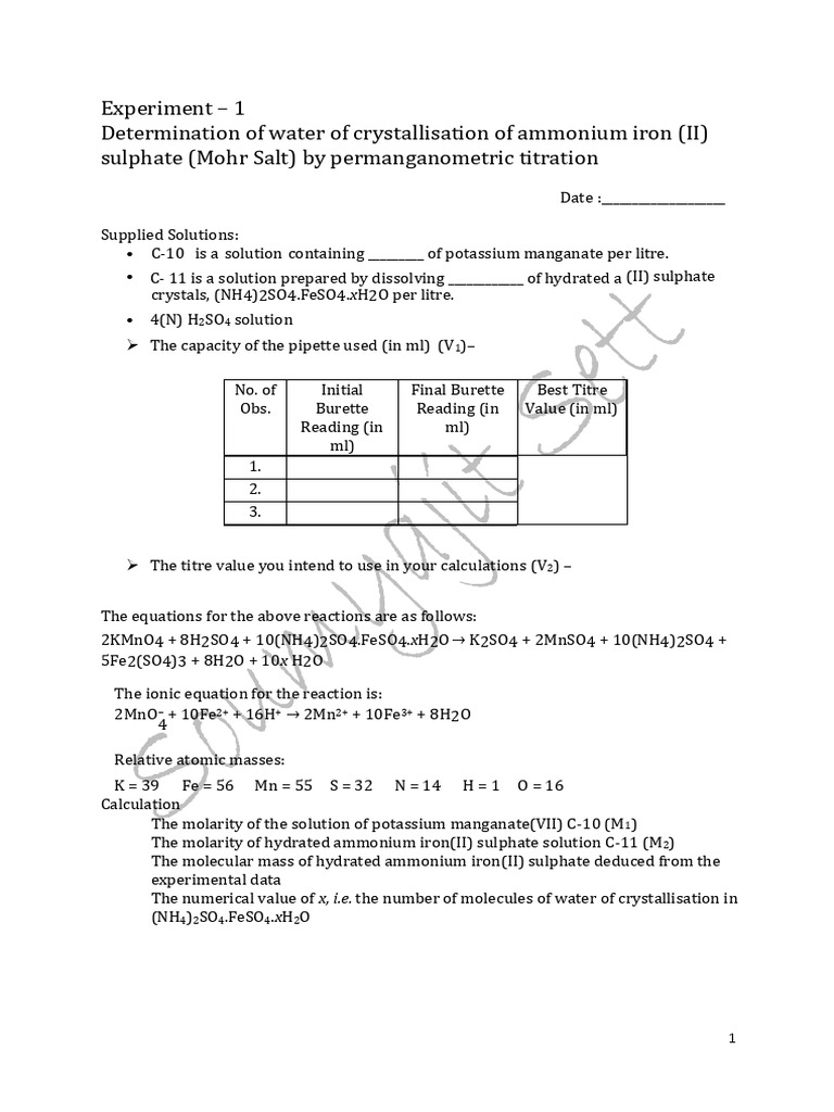 XII Practical Writeup (Final, Hopefully) | PDF | Hydrochloric Acid | Solubility