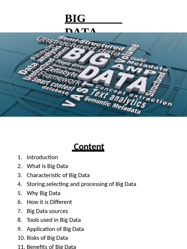 Bigdatappt | PDF | Big Data | Apache Hadoop