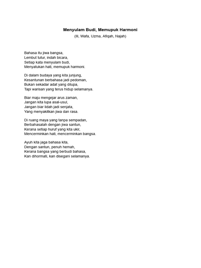 Sajak Tutorial | PDF