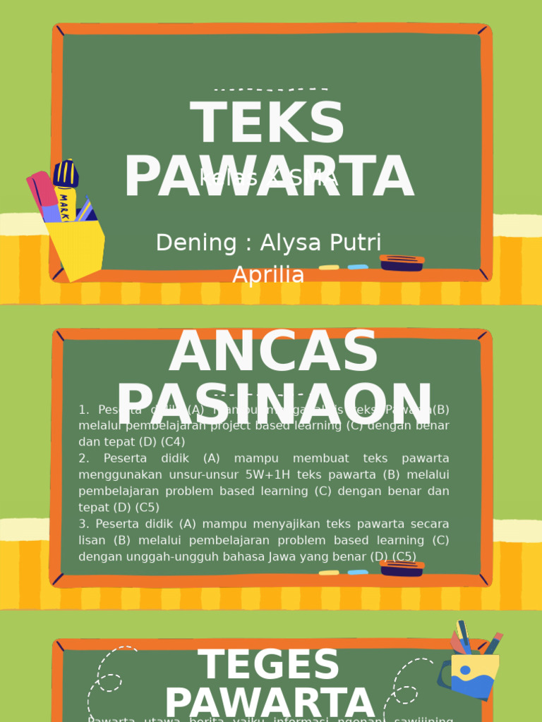 Pawarta Kelas 10 | PDF