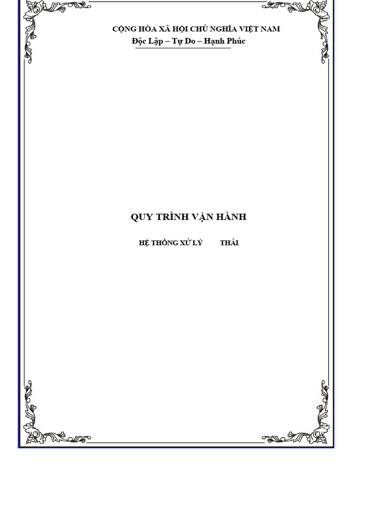 (123doc) - Quy-Trinh-Van-Hanh-He-Thong-Xu-Ly-Khi-Thai | PDF