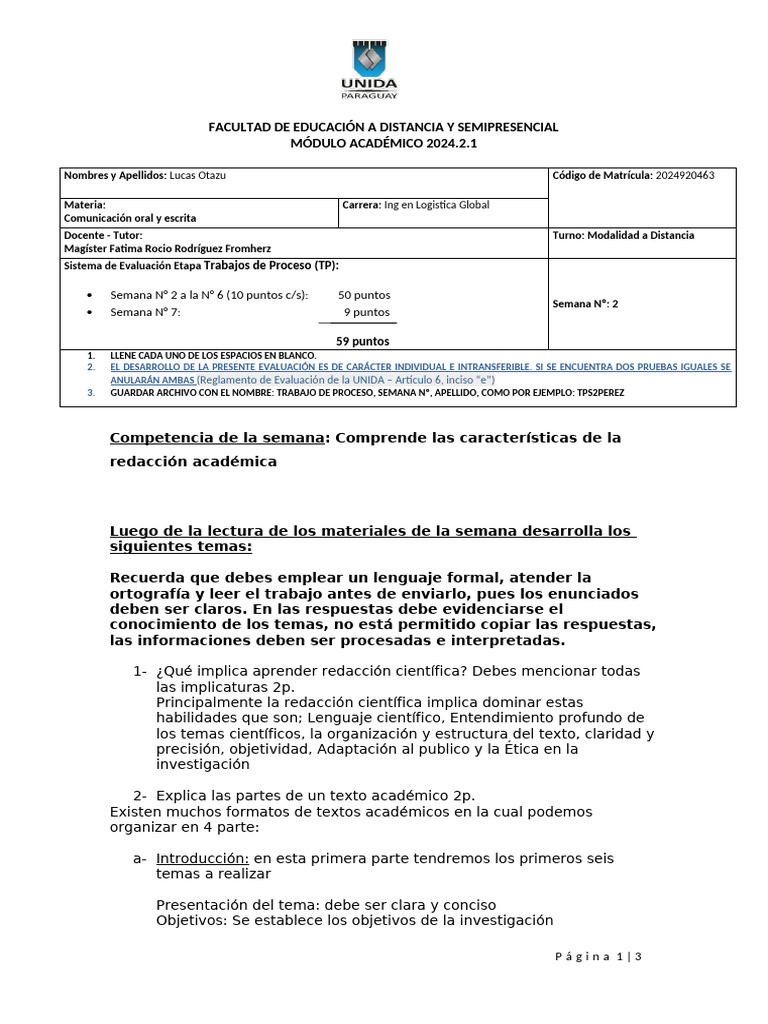 Trabajo Coe S2 Hecho | PDF | Cognición | Ciencia cognitiva