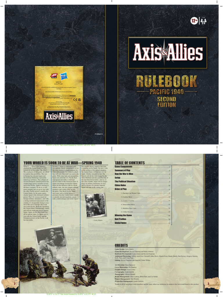 F3152 - en Us - Avalon Hill Axis Allies Pacific 1940 Second Edition ...