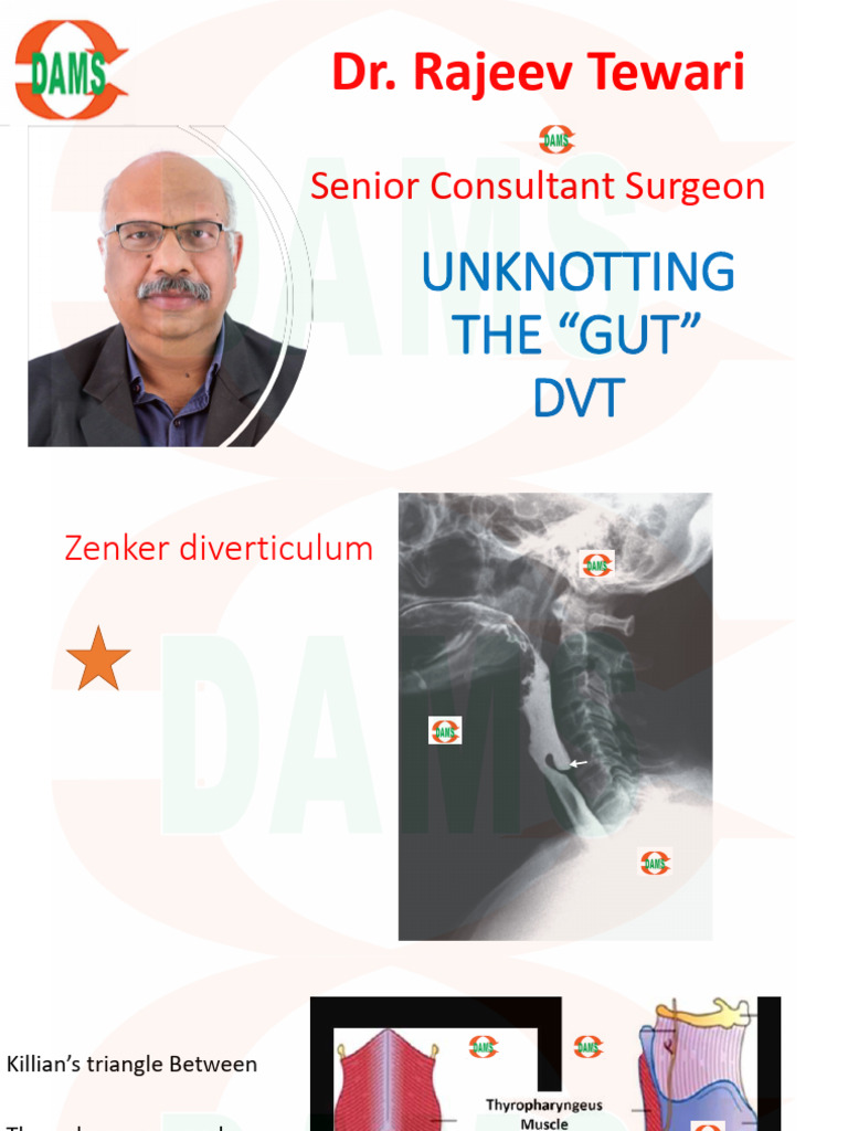 19 Jan - Surgery (DR Tiwari) DAMS DVT 2022 | PDF | Esophagus | Stomach