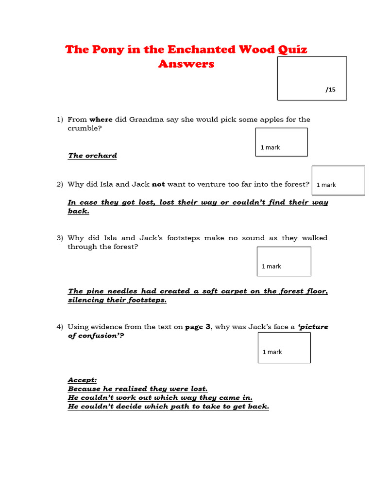 The Pony Answers Pdf