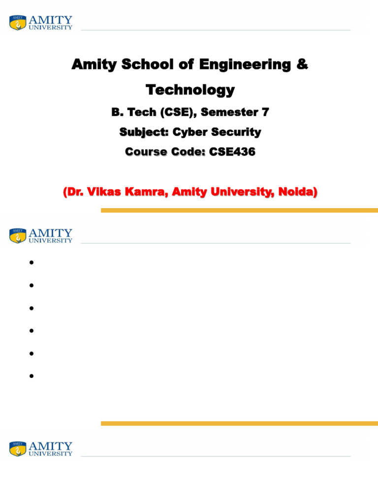 Cyber Security Module 3 Notes | PDF | Information Security | Computer ...