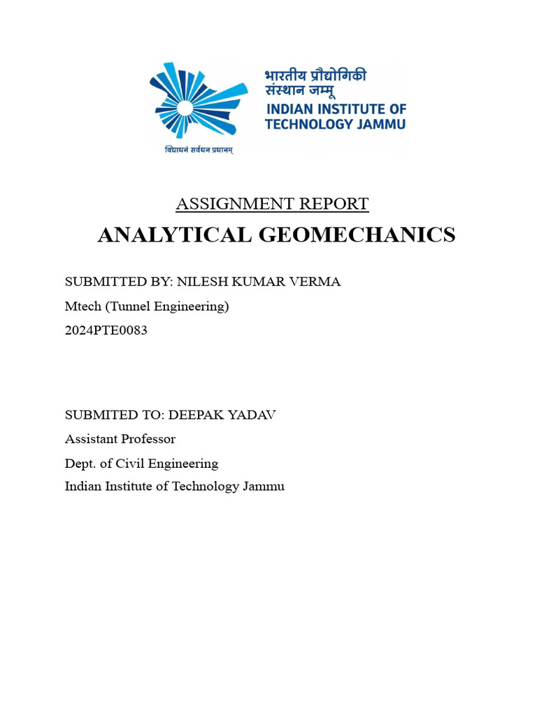 Nilesh AGM Report | PDF | Stress (Mechanics) | Pascal (Unit)