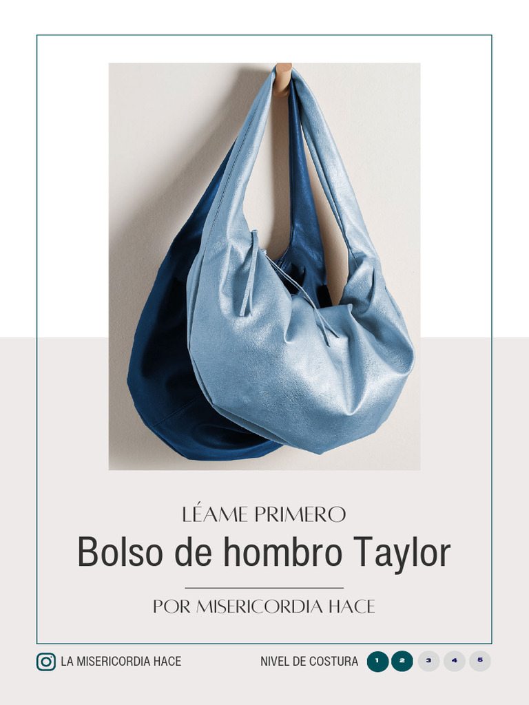 SPANISH Read Me First - Taylor Shoulder Bag Pattern | PDF | Textiles ...