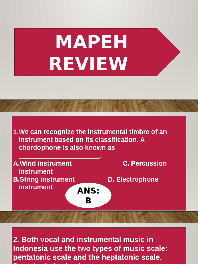 Mapeh REVIEW With Answer | PDF