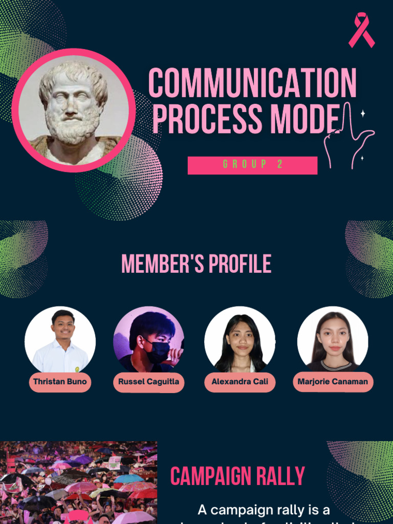 Group 2 - Communication Process Model | PDF | Communication | Aristotle
