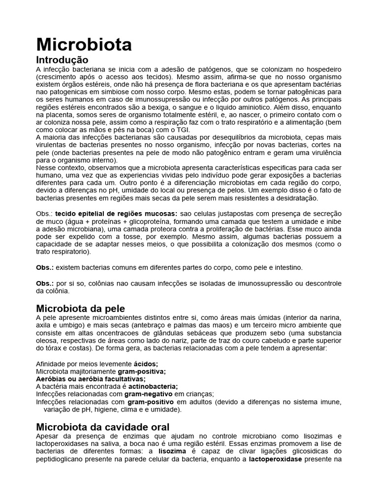 Microbiologia C2 | PDF | Bactérias | Estreptococos