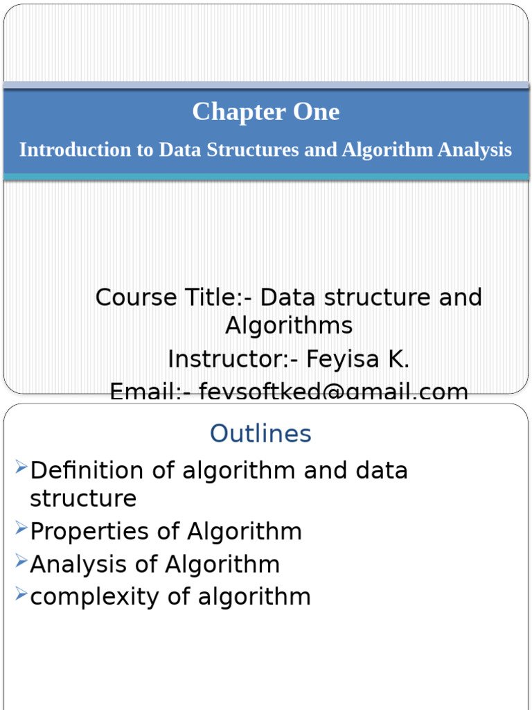 Chapter 1 | PDF | Time Complexity | Algorithms