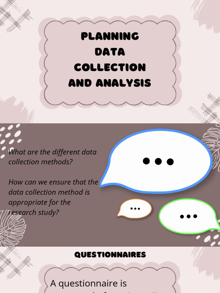 Planning Data Collection and Analysis | PDF | Level Of Measurement ...