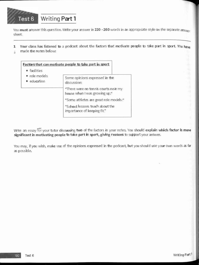 CAE T6 Writing (1h 30min) | PDF