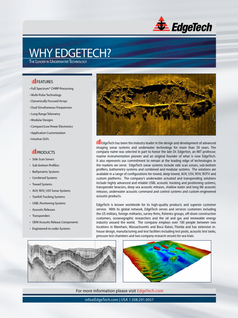 Why EdgeTech | PDF | Sonar