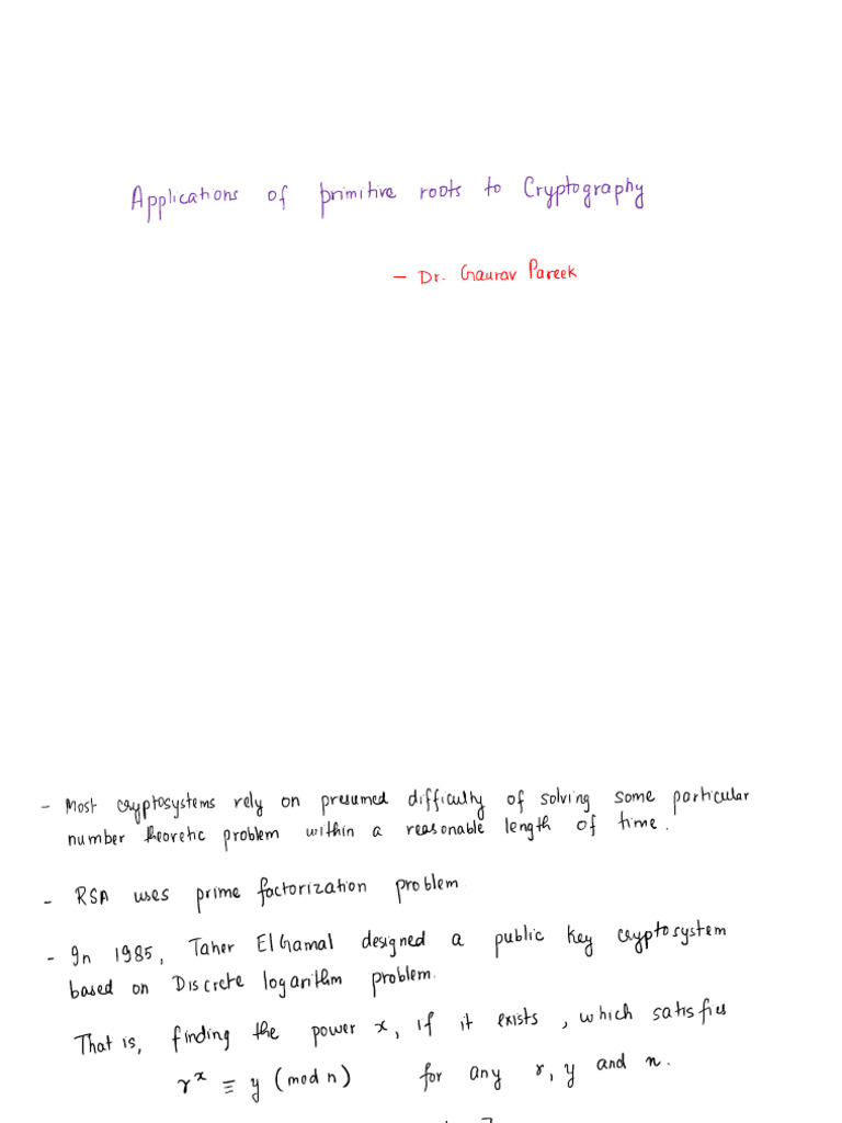 Elgamal Cryptosystem Pdf
