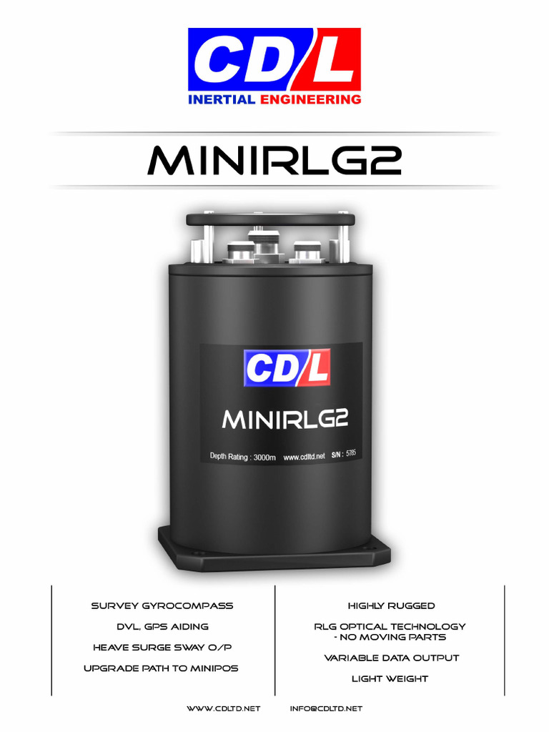 CDL MiniRLG-Ring-Laser-Gyro - pdf-1340325854 | PDF | Inertial ...
