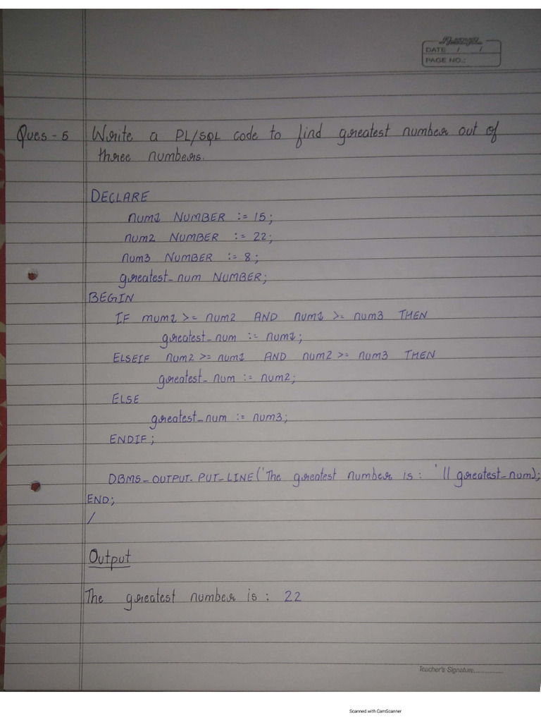 PLSQL Assignment | PDF